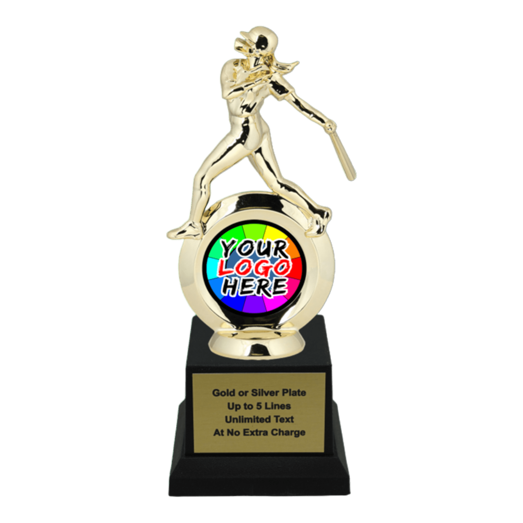 Customizable Insert Softball Trophy - Type A1 Series 35720