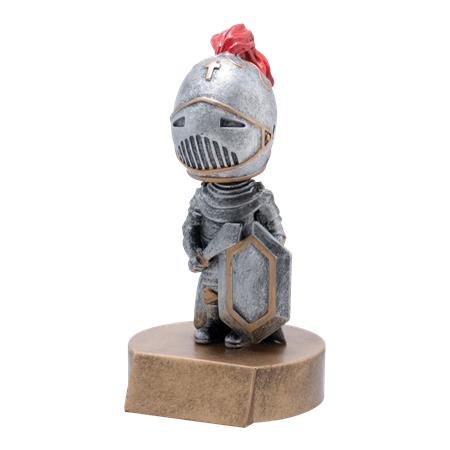 Full Color Series Knight Bobblehead Resin Trophy