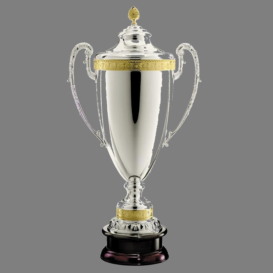 Grand Italian Cup Silver Plated Championship Trophy Cup