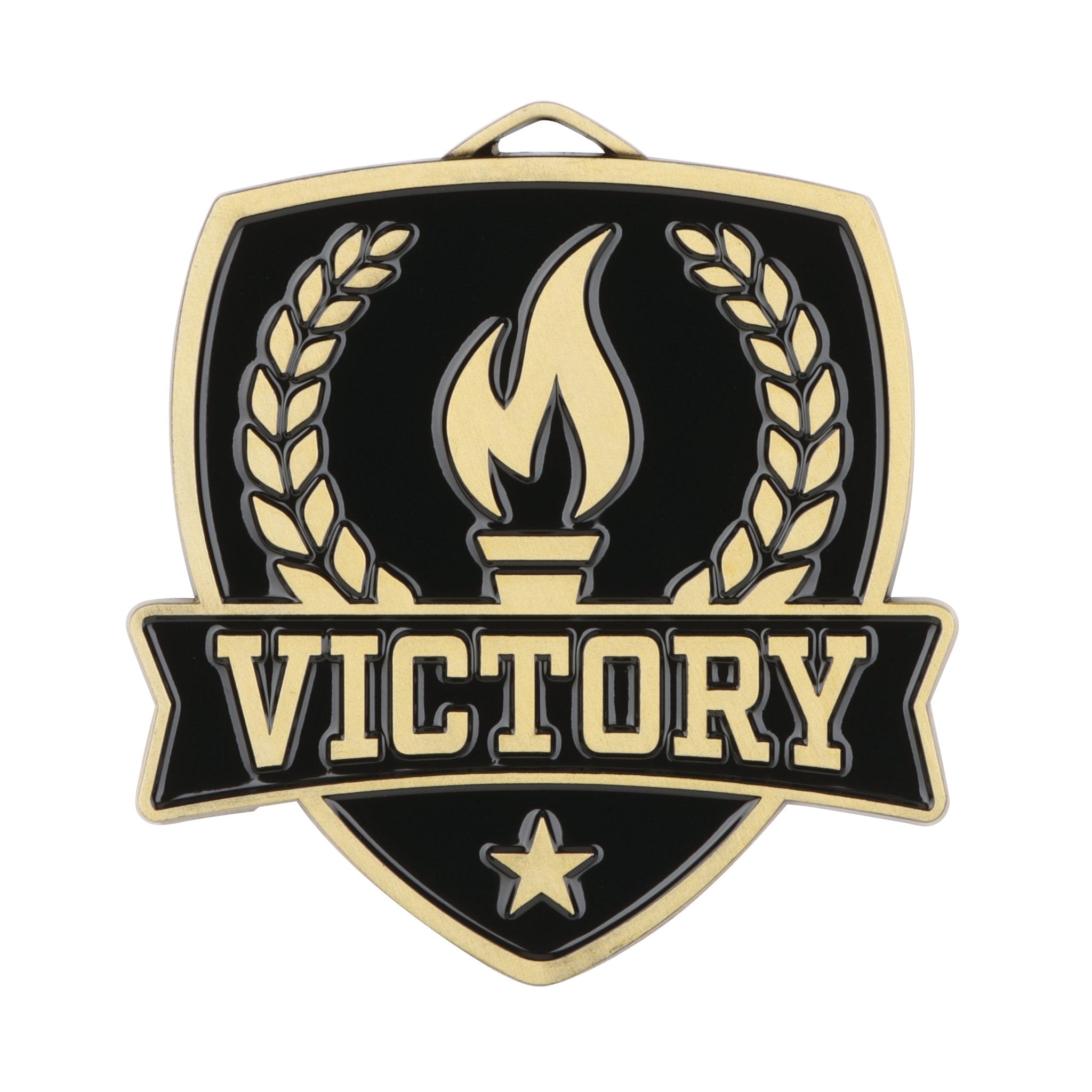 MDL Shield Series Victory Themed Medal