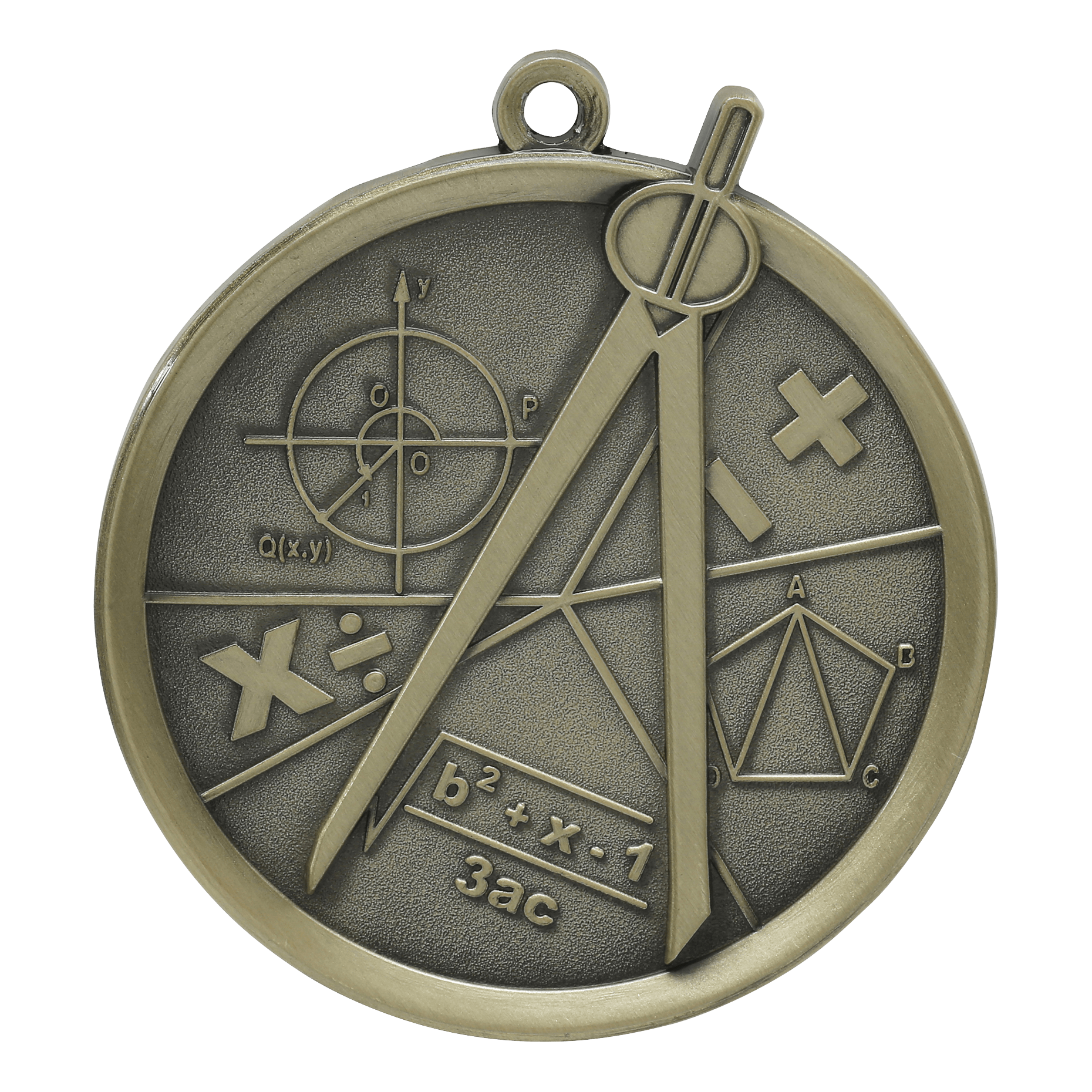 Mega Series Math Themed Medal