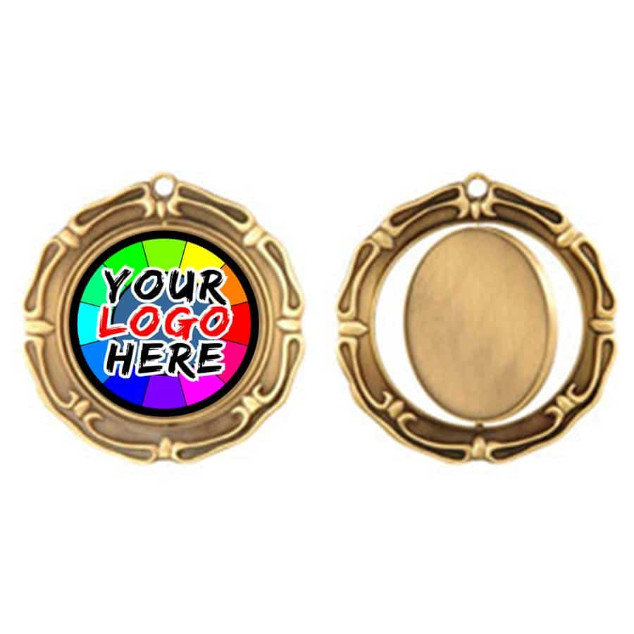 Mega Spinner Series Customizable Insert Medal