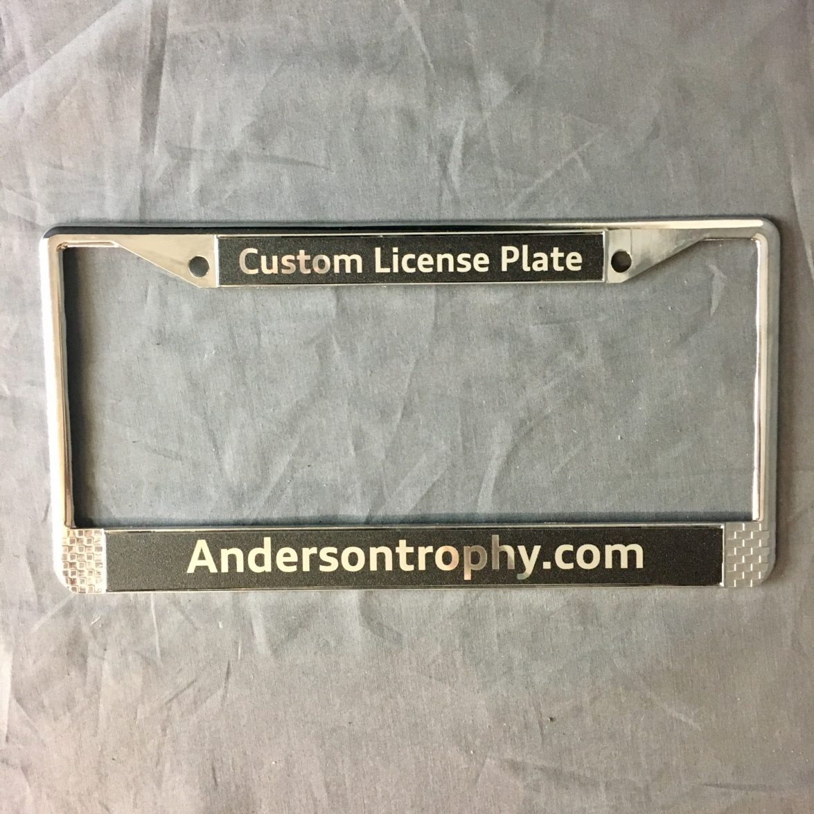 Metallic License Plate Frame - Car - Chrome