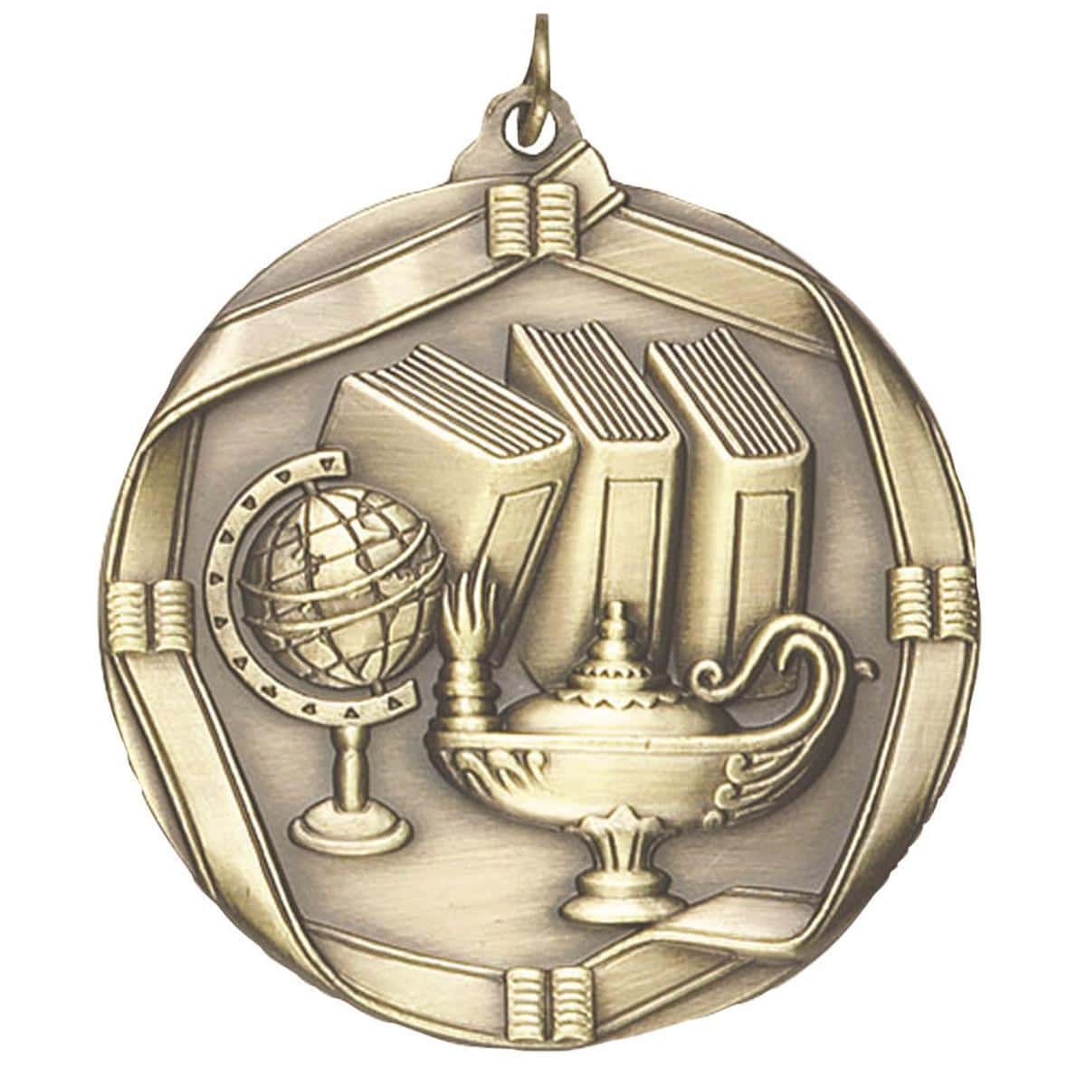 MS6 Series Lamp of Knowledge Themed Medal