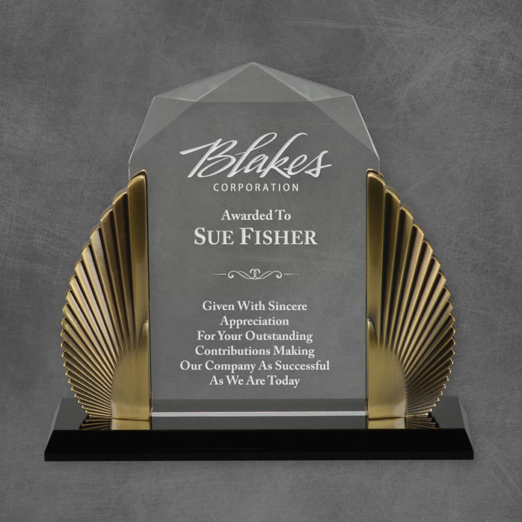 Phoenix Arch Acrylic Corporate Award - Gold