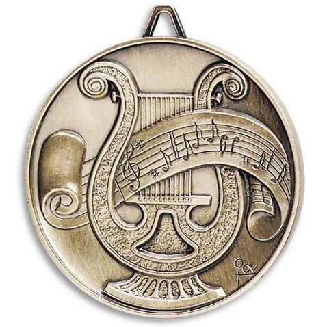 Premium Relief Series Music Themed Medal