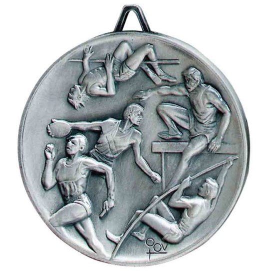 Premium Relief Series Track and Field Themed Medal