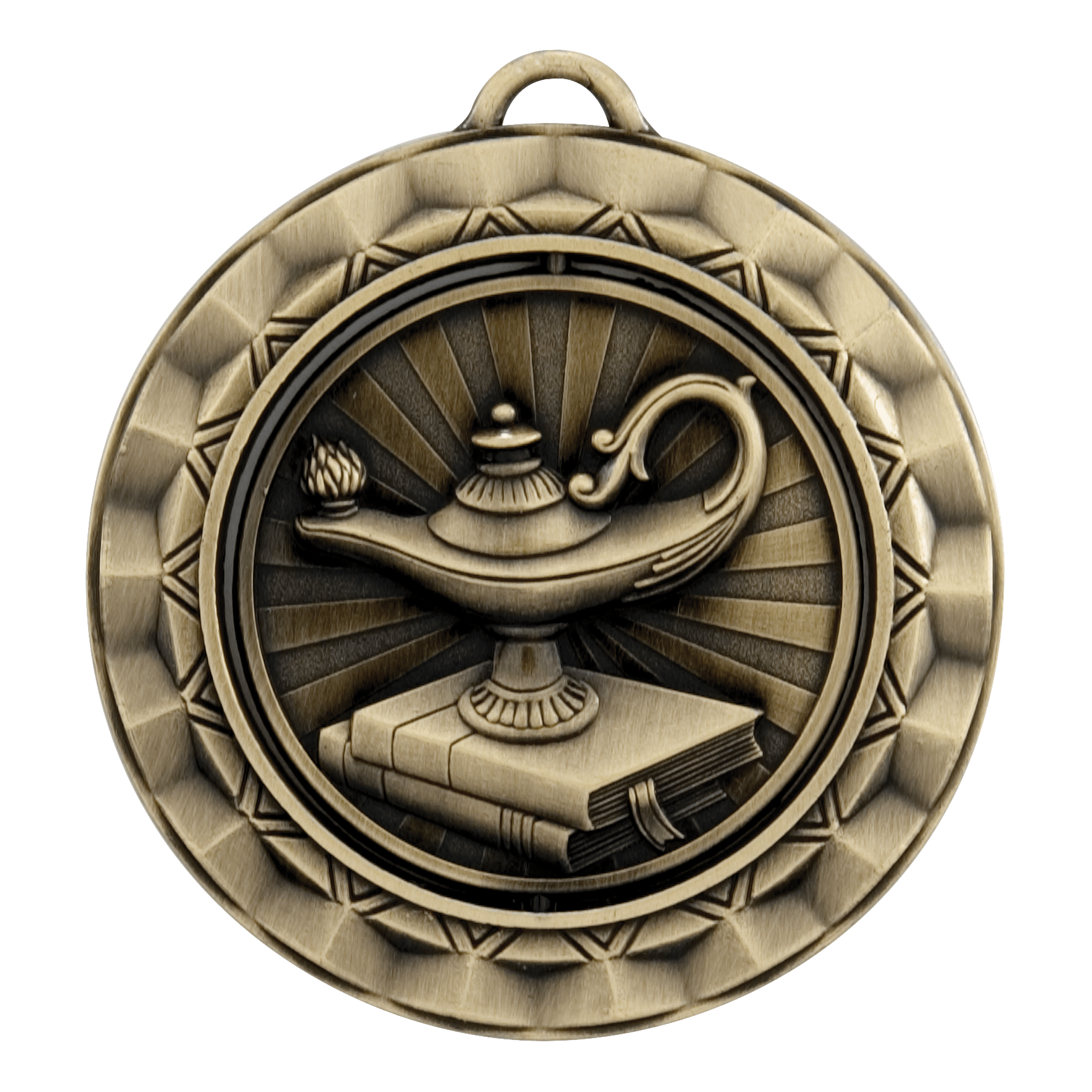 Ripple Spinner Lamp of Knowledge Medal - lamp of knowledge medal ...