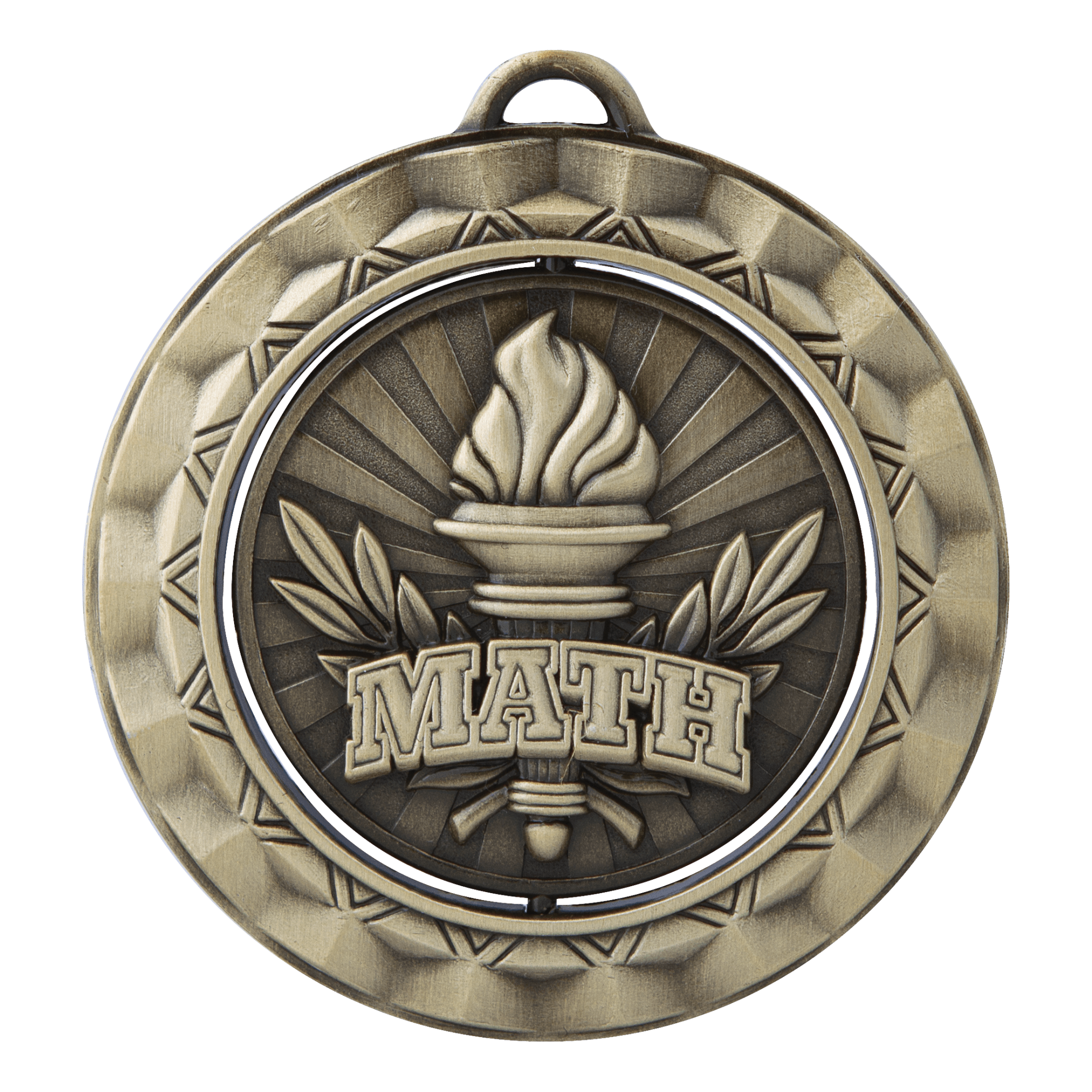 Ripple Spinner Series Math Themed Medal