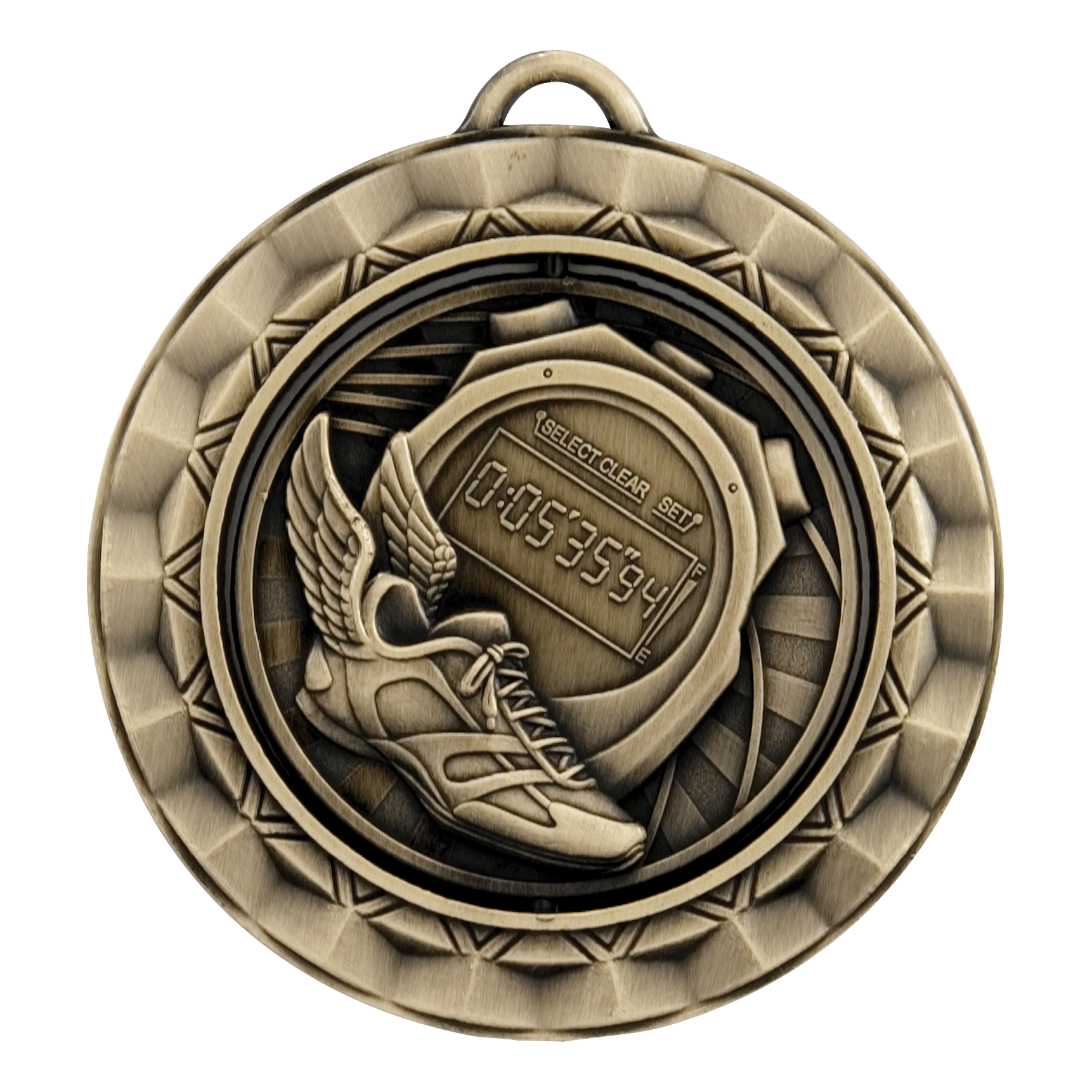 Ripple Spinner Series Track Themed Medal