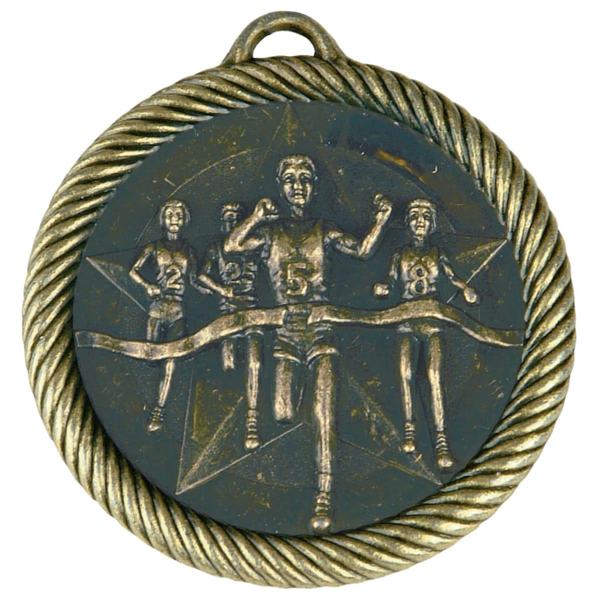 Rope Wreath Series Cross Country Themed Medal