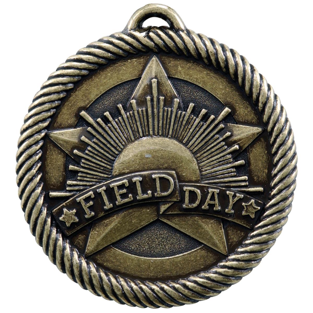 Rope Wreath Field Day Themed Medals