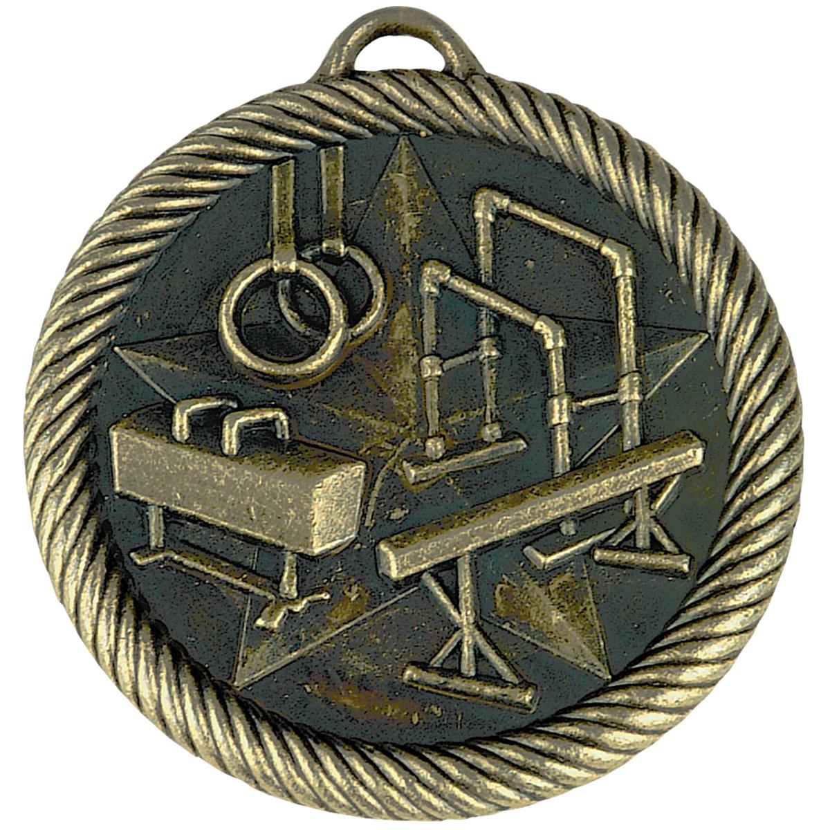 Rope Wreath Series Gymnastics Themed Medal