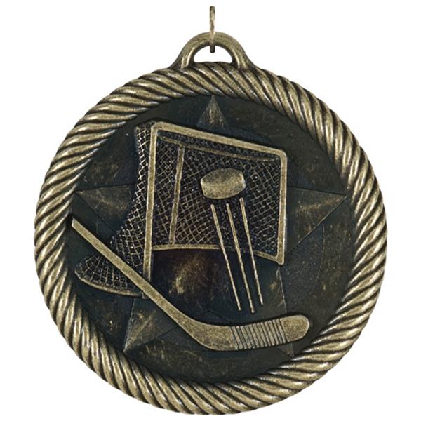 Rope Wreath Series Hockey Themed Medal
