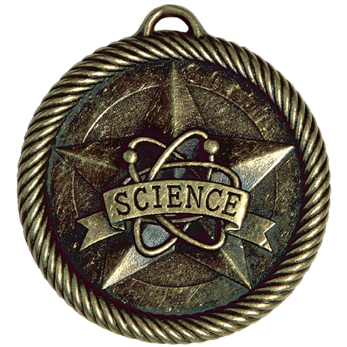 Rope Wreath Series Science Themed Medal