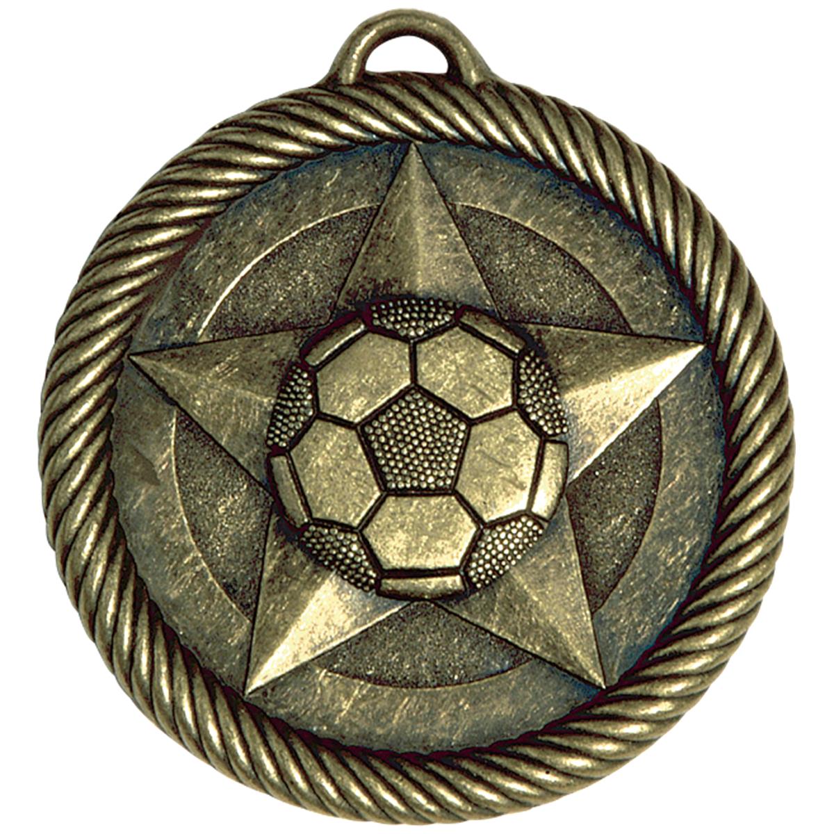 Rope Wreath Series Soccer Themed Medal