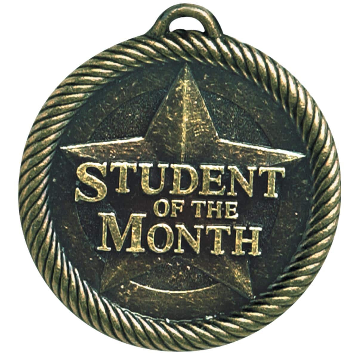 Rope Wreath Series Student of the Month Themed Medal
