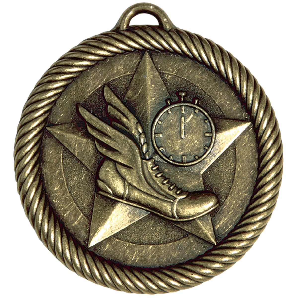 Rope Wreath Series Track Themed Medal