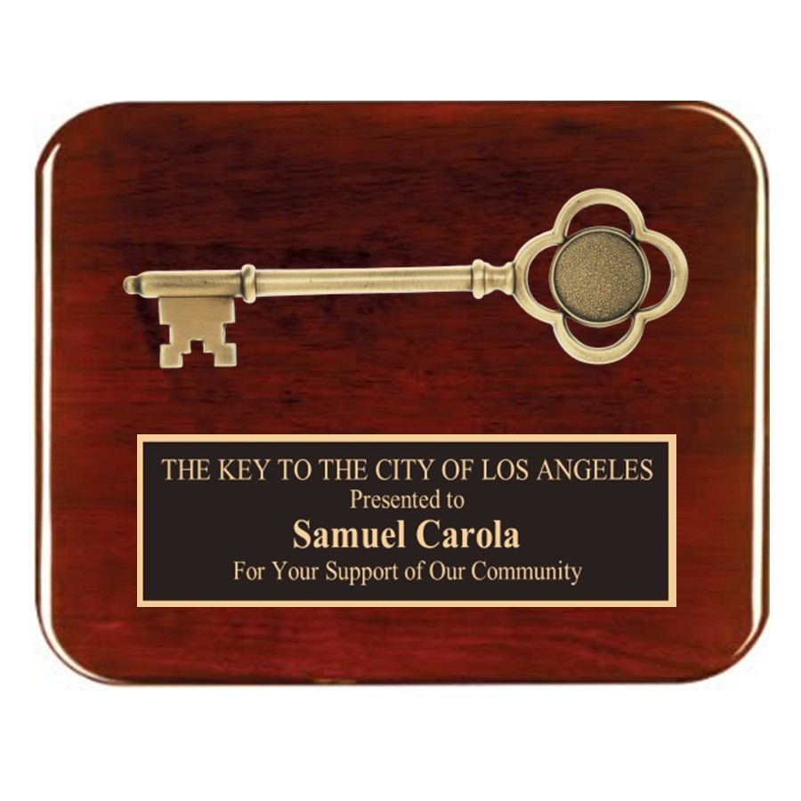Series 2L00328 Premium Key Casting Plaque Award