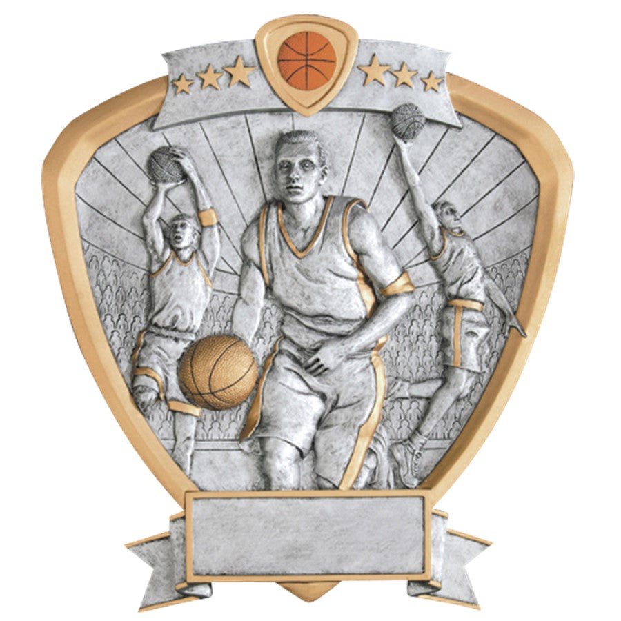 Shield Legends Series Basketball Resin Trophy - basketball resin trophy ...