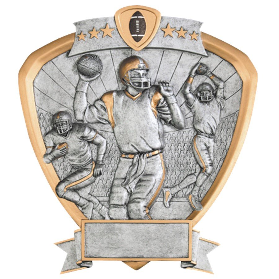 Shield Legends Series Football Resin Trophy