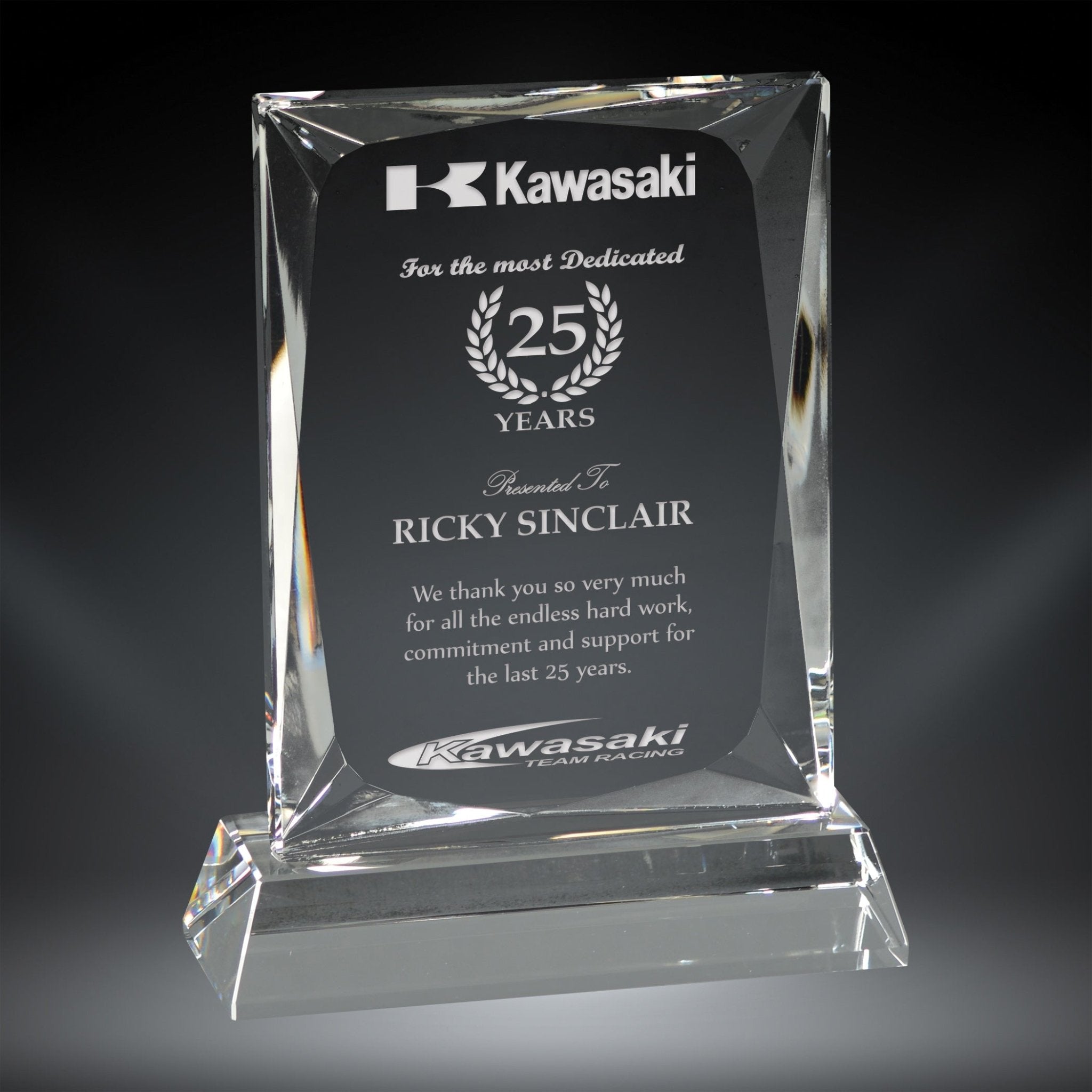 Spectrum Series Crystal Glass Award