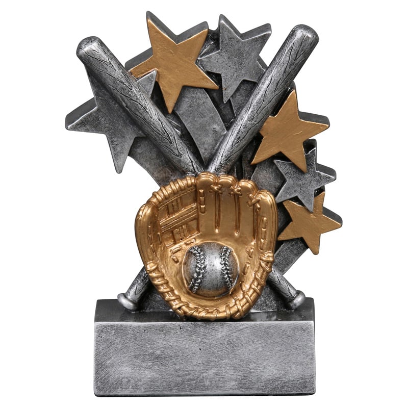 Star Blast Series Baseball Resin Trophy