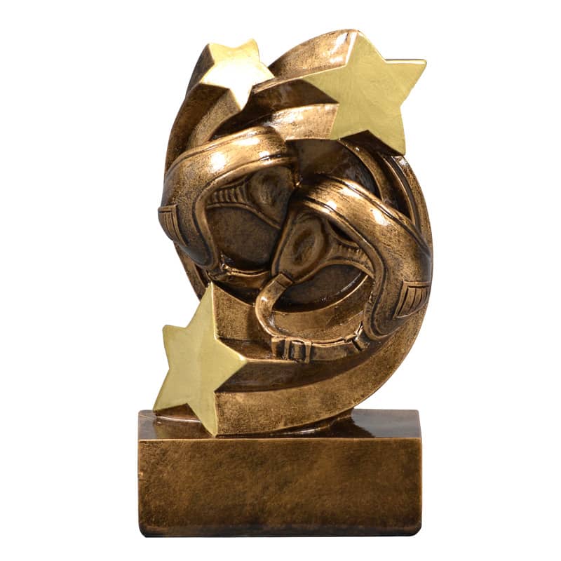 Star Swirl Series Wrestling Resin Trophy