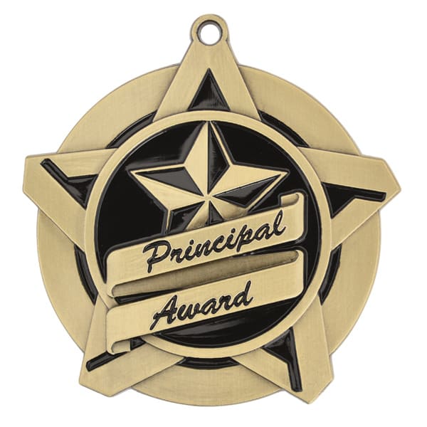 Super Star Series Principal's Award Themed Medal