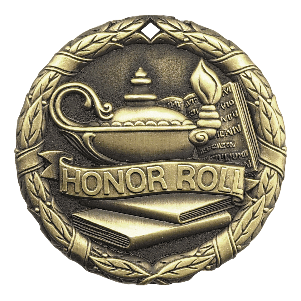 XR Wreath Series Honor Roll Themed Medal